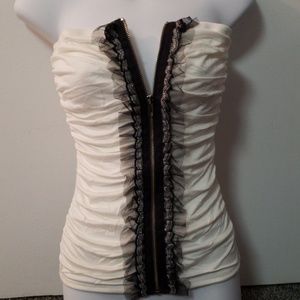 Tops | New Sexy Zip Front Tube Top S M Or L | Poshmark